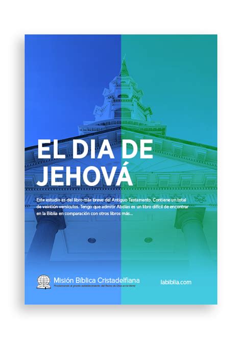 El Dia De JehovÁ La Biblia