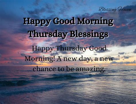 70 Thursday Morning Blessings To Start Your Day Happy