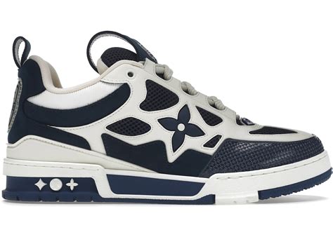Louis Vuitton Lv Skate Sneaker Marineblau Weiß Herren 1aarrl De