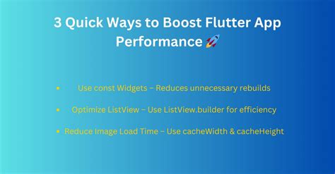 haseeb ahmed on linkedin is your flutter app lagging try these 3