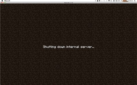 Shutting Down Internal Server Java Edition Support Support Minecraft Forum Minecraft