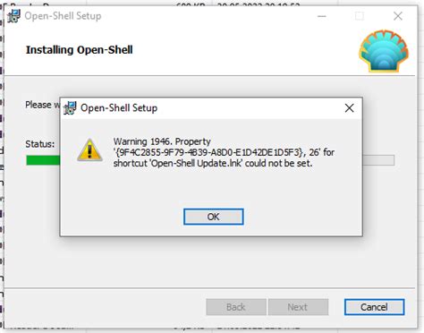 Update To 44170 Has Errors · Issue 1039 · Open Shellopen Shell Menu · Github