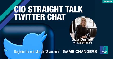 Cio Straight Talk Twitter Chat Ipsos