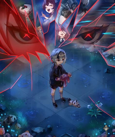 Arlecchino Clervie And Crucabena Genshin Impact Drawn By Kurogawa