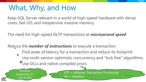 Inside Sql Server In Memory Oltp Ppt