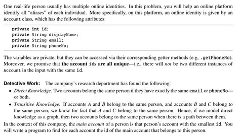 solved given an account class public class account {
