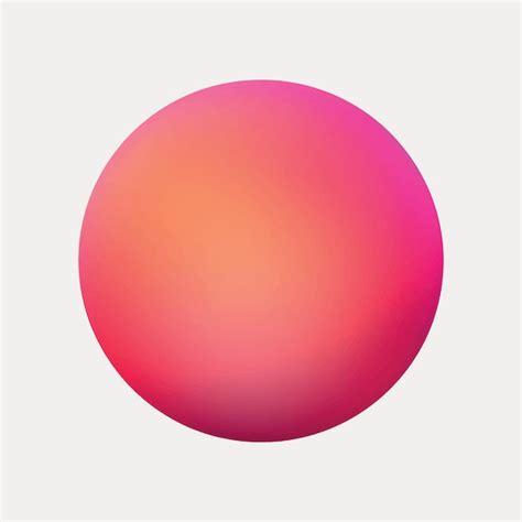 Vibrant Gradient Sphere Design Premium Ai Generated Vector