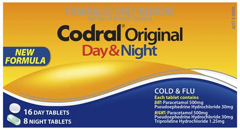 Codral Original Day And Night Tablets 24 Pack Pharmacy And Co