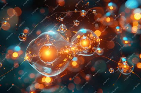 Premium Photo Abstract Molecule Structure Research In Molecular Chemistry