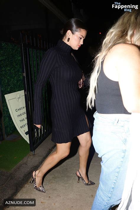 Selena Gomez Rocks Sexy Legs At Giorgio Baldi Dinner Date Aznude