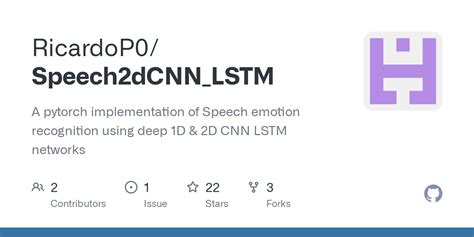 Github Ricardop0speech2dcnnlstm A Pytorch Implementation Of Speech Emotion Recognition