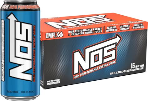 Nos Original High Performance Energy Drink 16 Fl Oz