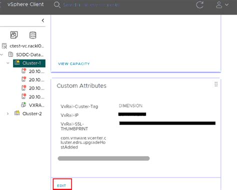 Dell Vxrail 80210 Cluster Shows Under Vcenter Vxrail Dashboard List Dell Us