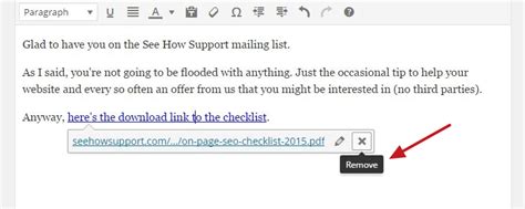 Dont Accidently Remove Links See How Support