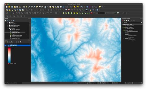 How To Set Z Value From A Raster Using Qgis Free Gis Tutorial