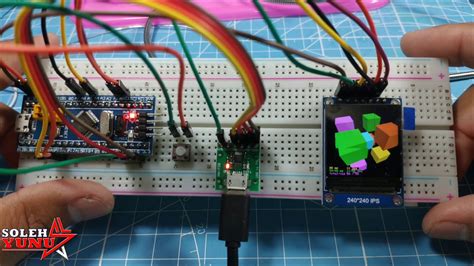 Test 3d File Vector Graphics On Stm32 With Lcd Ips St7789 Youtube