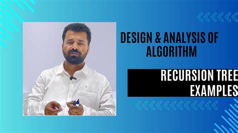 lec 10 recursion tree ex recurrence relation method algorithm analysis algorithms