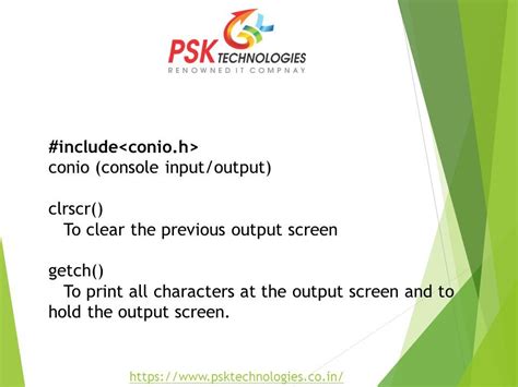C Programming Language Psk Technologies By Arti Sontakke An Iso
