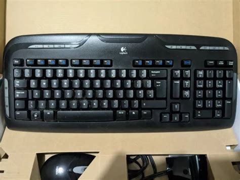 Logitech Cordless Desktop Ex110 Keyboard And Optical Mouse Usb And Ps 2 £12 00 Picclick Uk