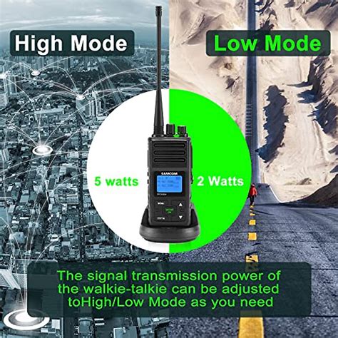SAMCOM FPCN30A Two Way Radios Long Range 5 Watts Walkie Talkies For Adults Rechargeable 2 Way