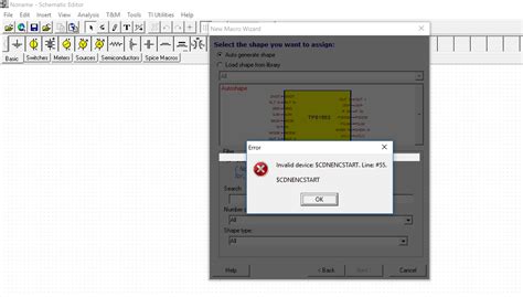 TPS There Is The Error When Tried To Convert On TINA TI From PSPICE Model File Power