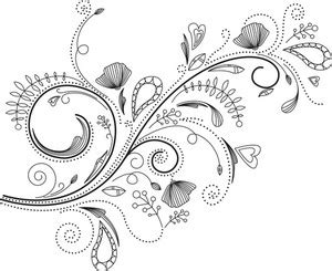 Floral Curl Vector Element Royalty Free Stock Image Storyblocks