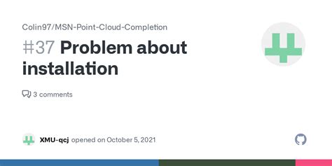 problem about installation · issue 37 · colin97 msn point cloud