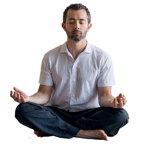 Download Man Meditating Png 05042024