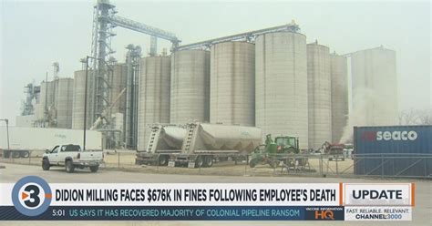 Didion Milling Plans To Appeal 676k In Fines 14 Violations For