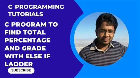 How To Write C Program To Find Total Percentage And Grade Of Student