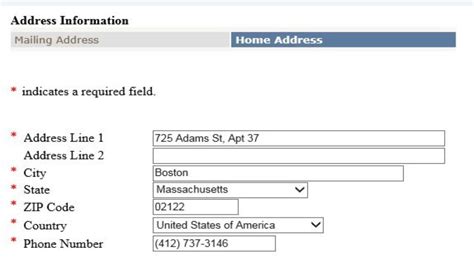 what is address line and how to fill in any form like 60 off