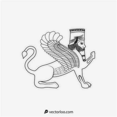 وکتور شیر تخت جمشید 1 وکتورلو