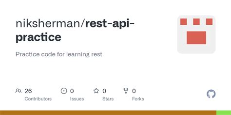 GitHub Niksherman Rest Api Practice Practice Code For Learning Rest