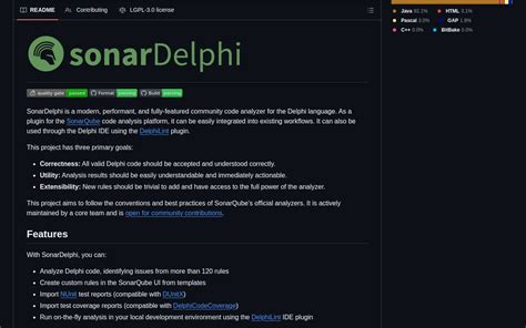Sonardelphi A Linter For Delphi Rating And 6 Alternatives Analysis