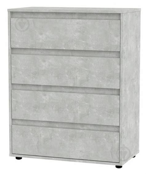 ᐉ Комод Компаніт 4 800x1030x420 мм ательє світле ательє світле • Краща ціна в Києві Україні