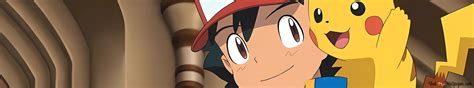 Pokemon Characters Ash Ketchum And Pikachu 8k Wallpaper Download
