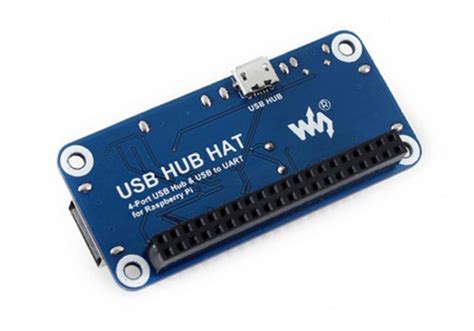 Raspberry Pi Zero W W USB HUB HAT Pack D RobotShop
