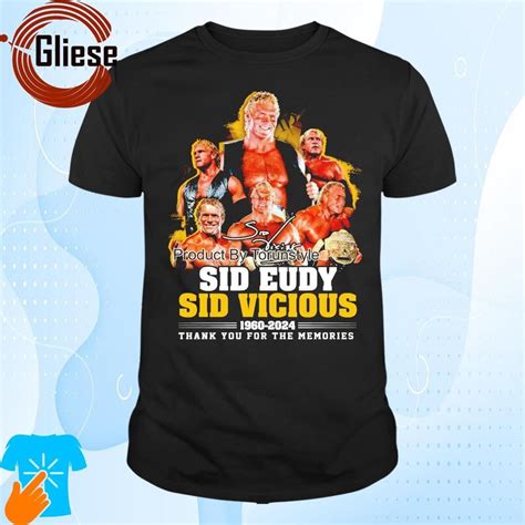 Sid Eudy Sid Vicious 1960 2024 Thank You For The Memories Shirt