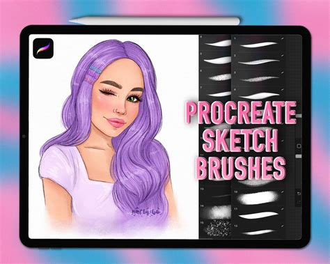 Procreate Sketch Brushes Procreate Sketching Brushes Etsy