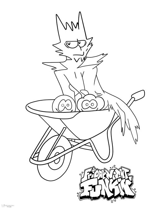 Dibujos De Friday Night Funkin Para Colorear