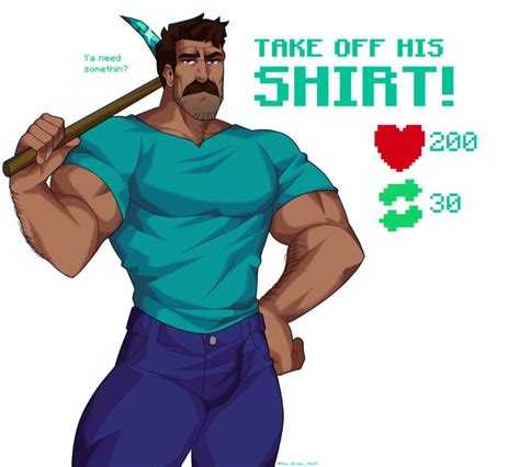 Rule 34 Bara Clothed Dark Skin Gay Male Male Only Minecraft Muscular
