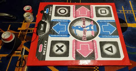 Just Finished Hard Modding A Soft Ddr Pad I Wonder If I Can Make One
