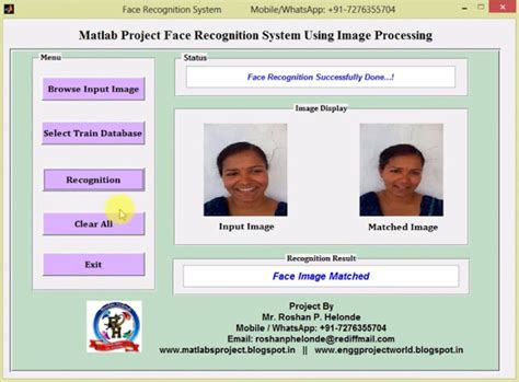 Face Recognition Using Image Processing Matlab Project With Source Code IEEE Based Project
