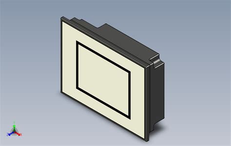 Display显示器触摸屏step模型图纸下载 懒石网