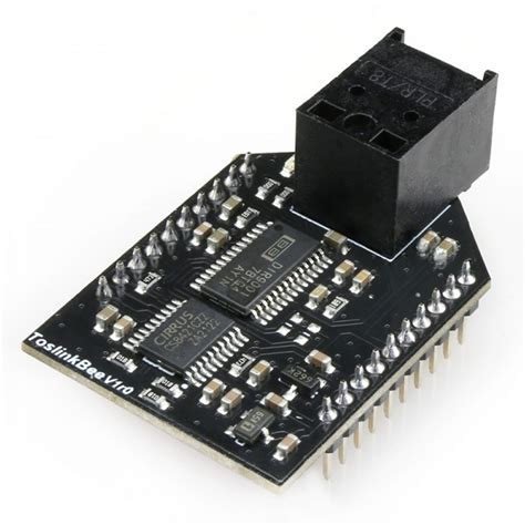 Tinysine Toslinkbee Interface Module Spdif Optical To I2s Dir9001 Cs8421 24bit 96khz Audiophonics