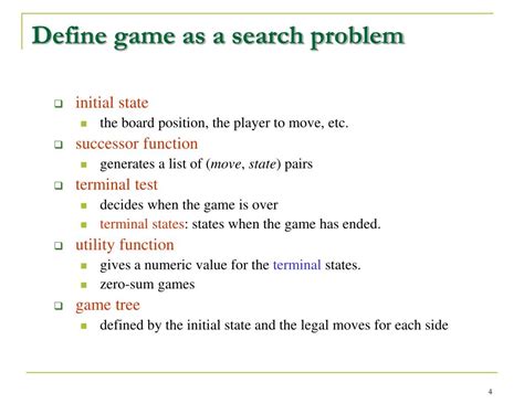 Ppt Chapter 6 Adversarial Search Game Playing Powerpoint