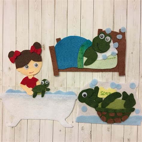Tiny Tim The Turtle Downloadable PDF File To Make Felt Pieces Etsy