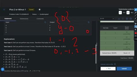 Plus 2 Or Minus 1 Plus2minus1 Codechef Starters 89 Full