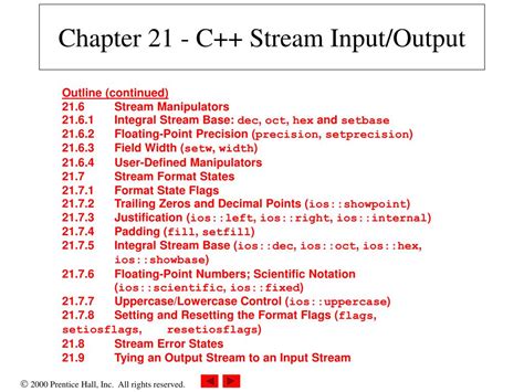 Ppt Chapter 21 C Stream Input Output Powerpoint Presentation Free Download Id 470328