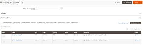 configurable product update nav magento2 multiconnection appseconnect